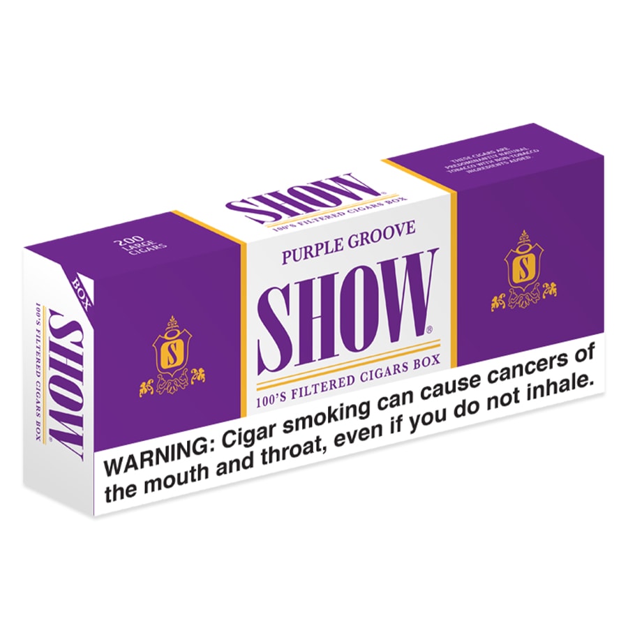 SHOW FILTERED CIGARS 100s BOX